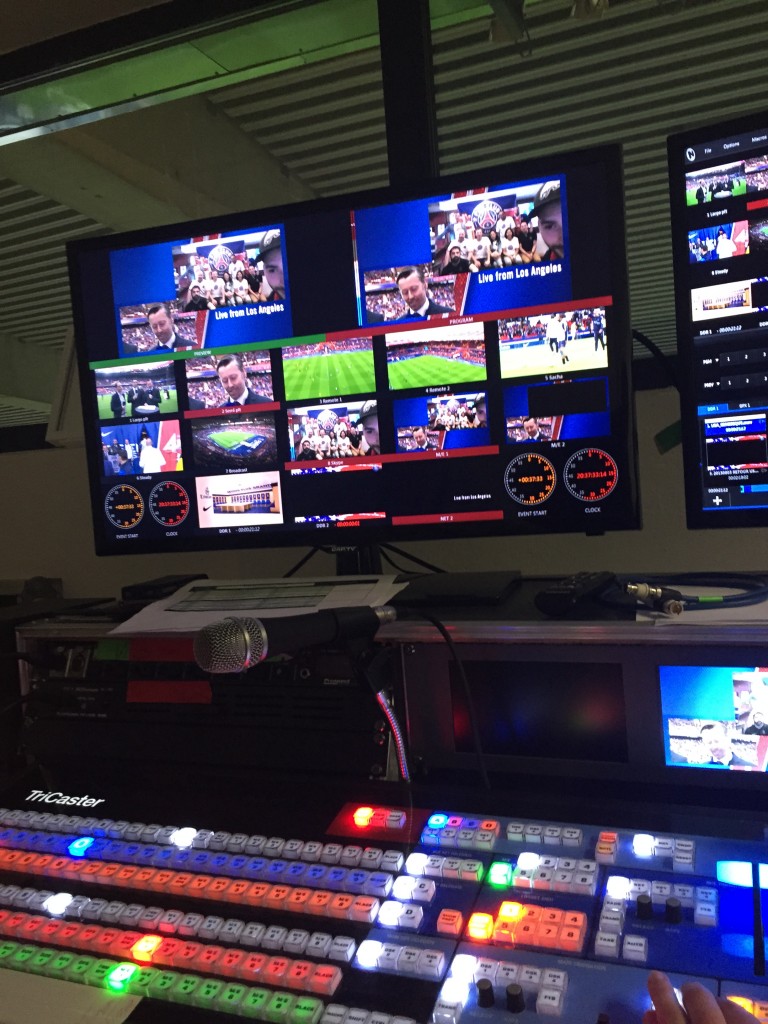 Plateau duplex avec Los Angeles pour PSG TV - FLY'N GO